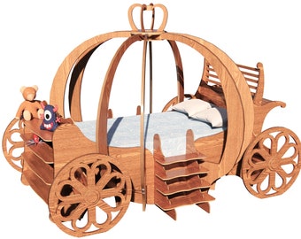 Cnc Cinderella Bed - Etsy