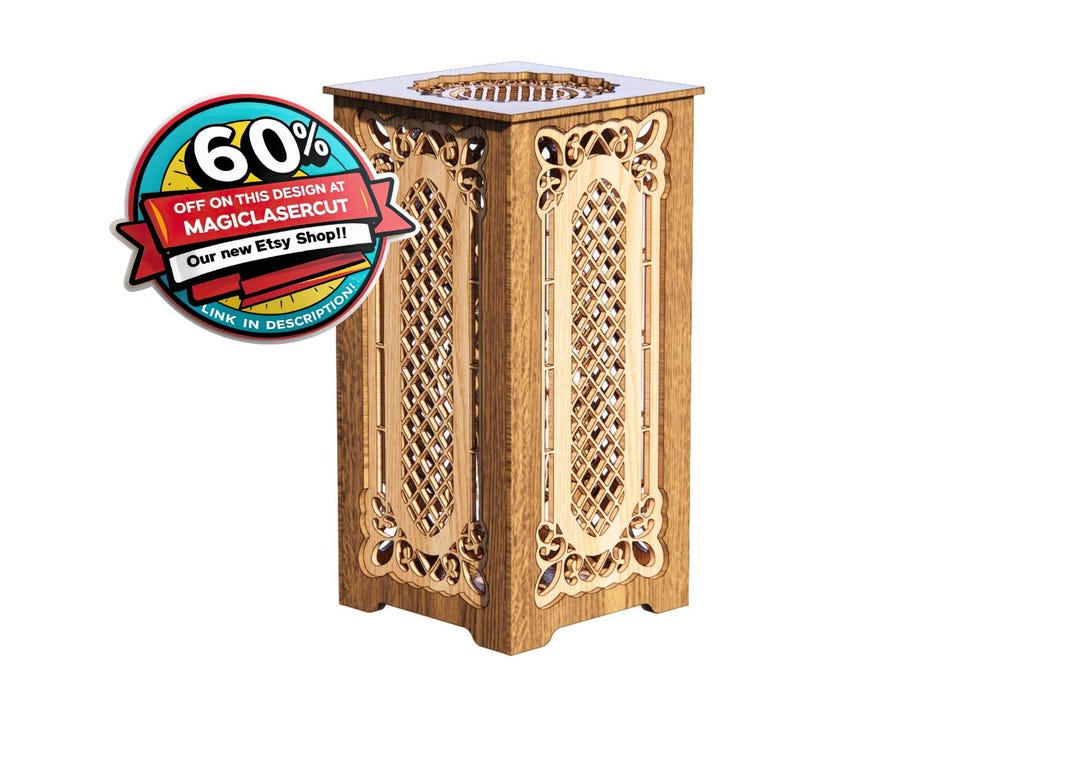 Laser Cut File Table Lamp / Wooden Decorative Lamp Dxf, Eps, Svg / Cnc ...