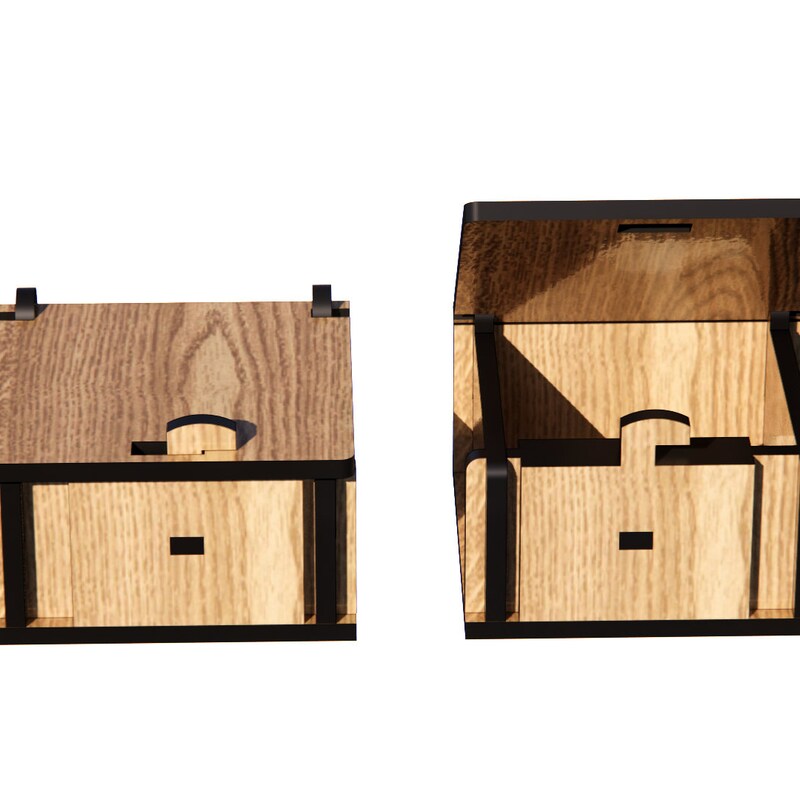 Box With Lock - Etsy