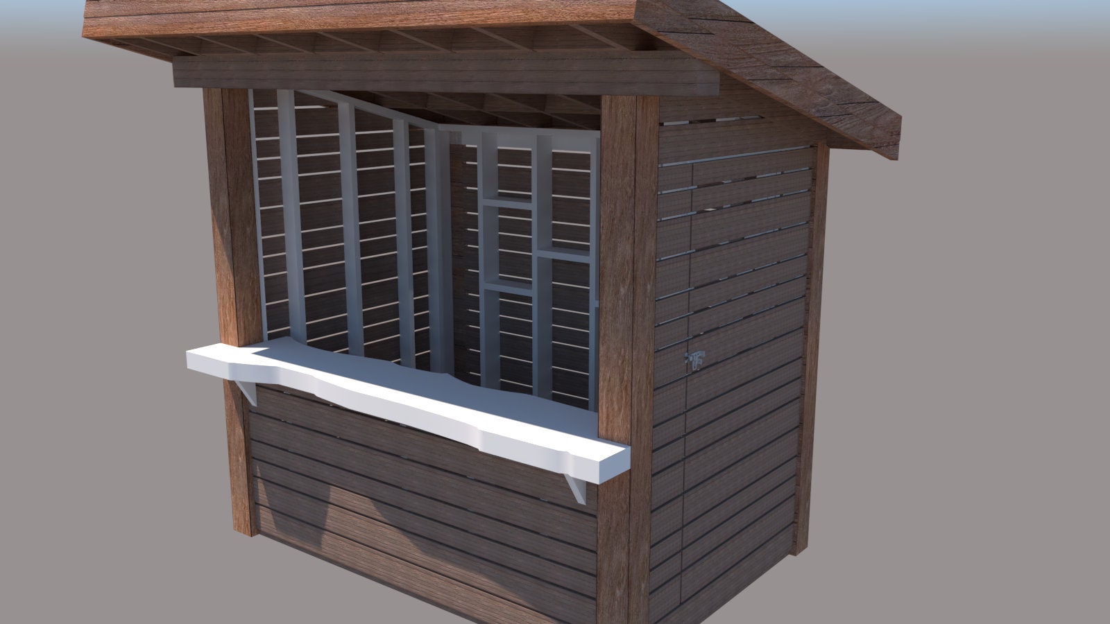 Outdoor Stand Bar Full Step by Step Plan / Small Shop Stand - Etsy