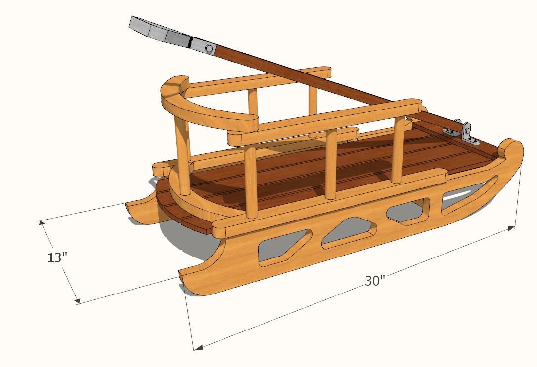 CNC Project Sled / Dxf Svg Cnc File for Sled / Snow Sledge | Etsy UK