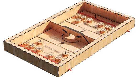 Sling Puck Game Laser Cutting File/ Family Board Game Dxf - Etsy