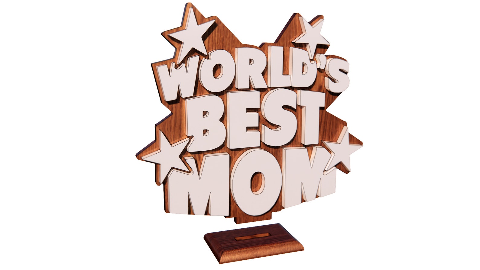 Laser Cut Best Mom Files / Vector File Mothers Day / - Etsy