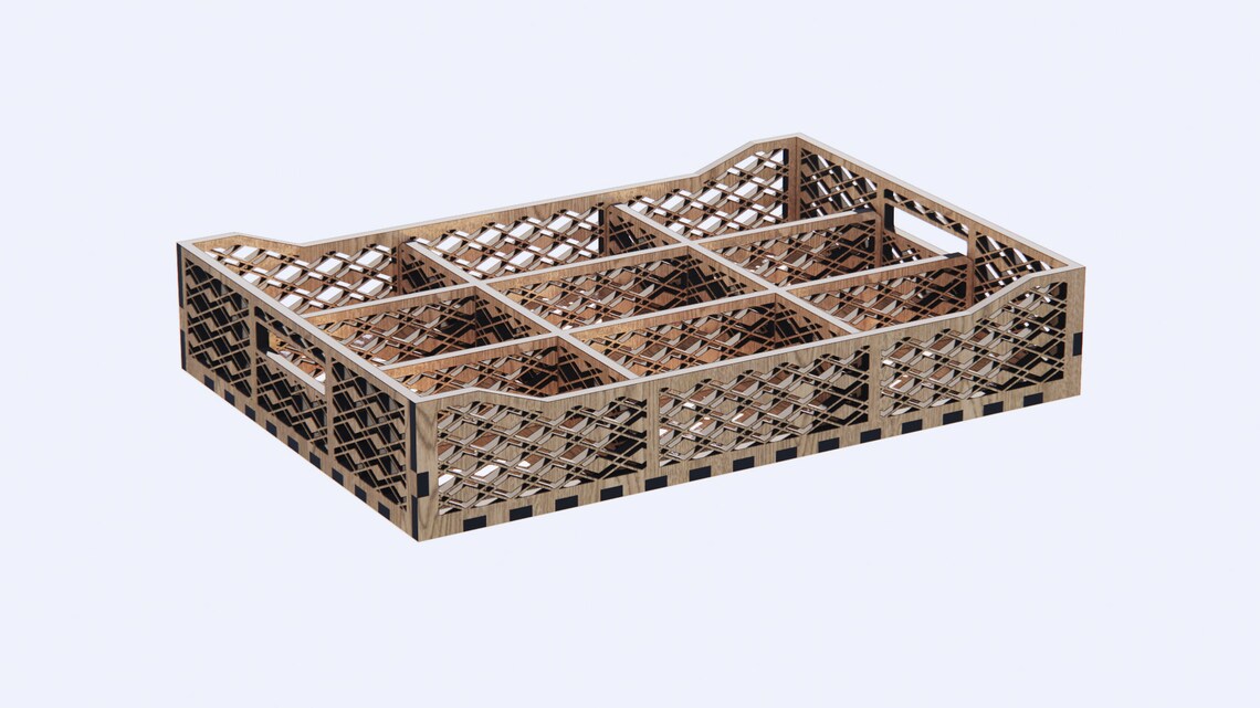 Tray Organiser Laser Cutting Files / Tray Vector File SVG DXF - Etsy