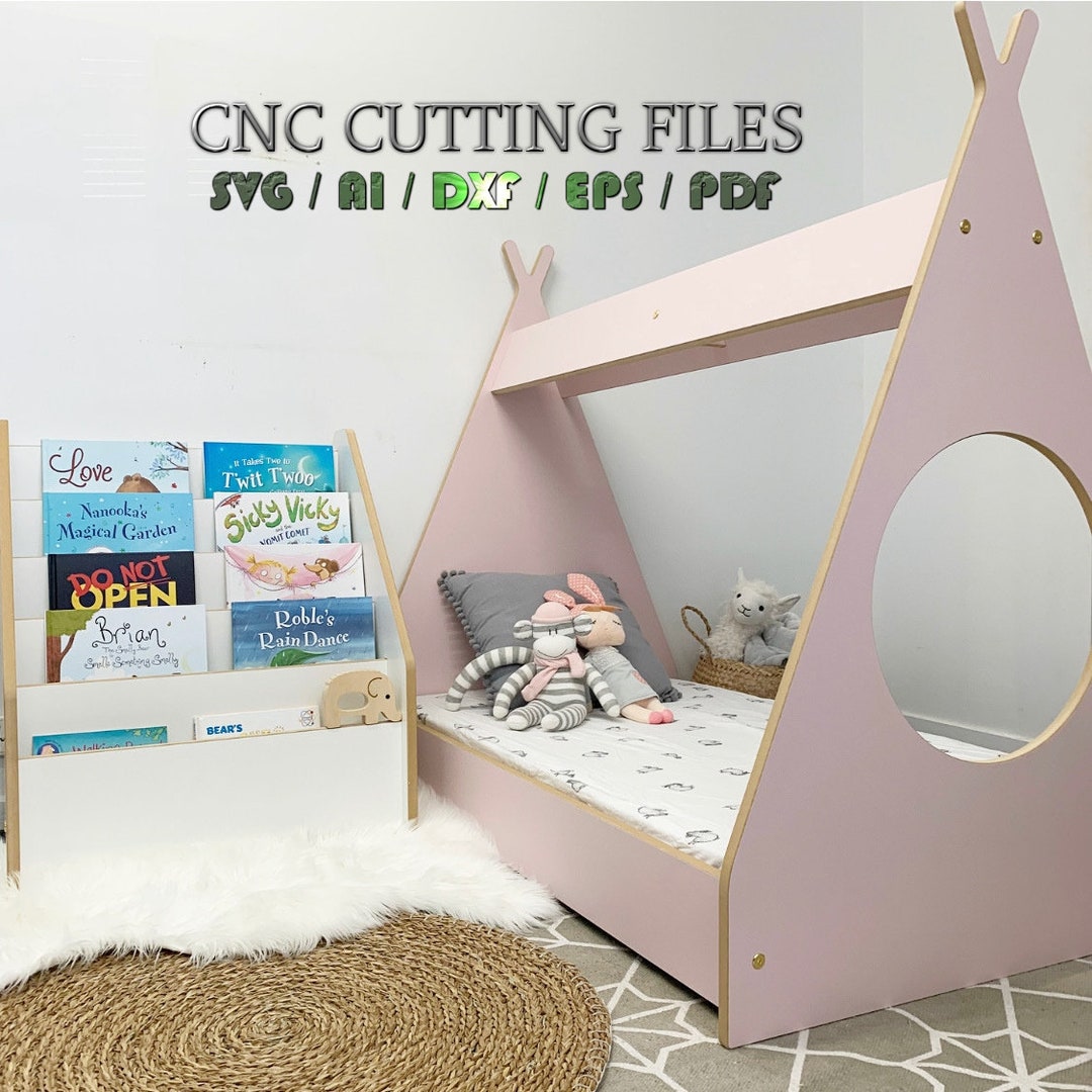 TODDLER BED Cnc Files / Cnc Router Files Dxf, Svg, Eps - Etsy