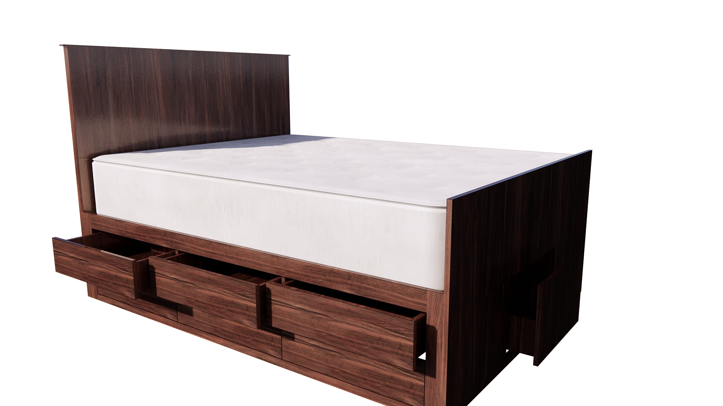 Queen Size Bed Plan How to Build / Full Plan PDF / Instruction - Etsy