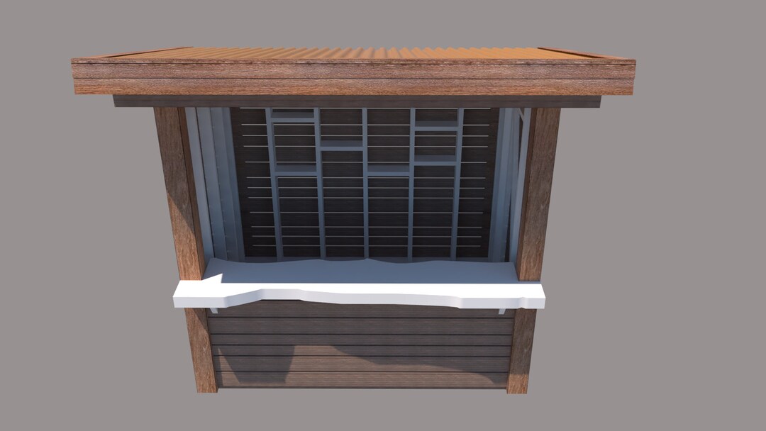 Outdoor Stand Bar Full Step by Step Plan / Small Shop Stand PDF Plan ...