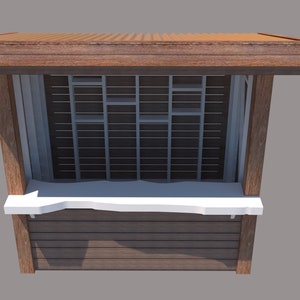 Outdoor Stand Bar Full Step by Step Plan / Small Shop Stand PDF Plan ...