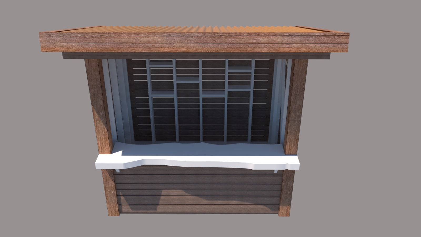 Outdoor Stand Bar Full Step by Step Plan / Small Shop Stand - Etsy