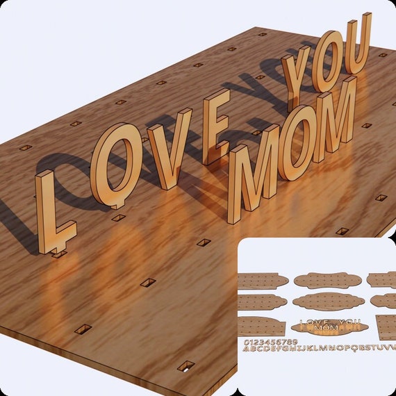 Laser Cut Scrabble Game Board Letters Alphabet Puzzle Vector - Etsy