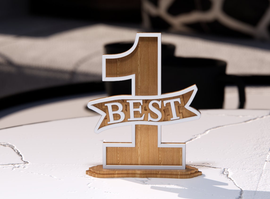 Laser Cut Files Award You Are the Best / Vector File Gift - Etsy