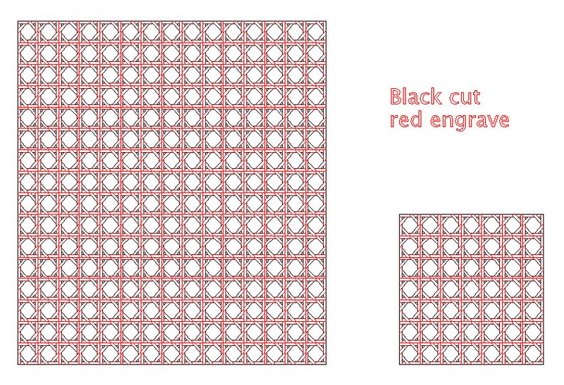 Laser Cutting Rattan Pattern Svg File / Vector File for Laser - Etsy