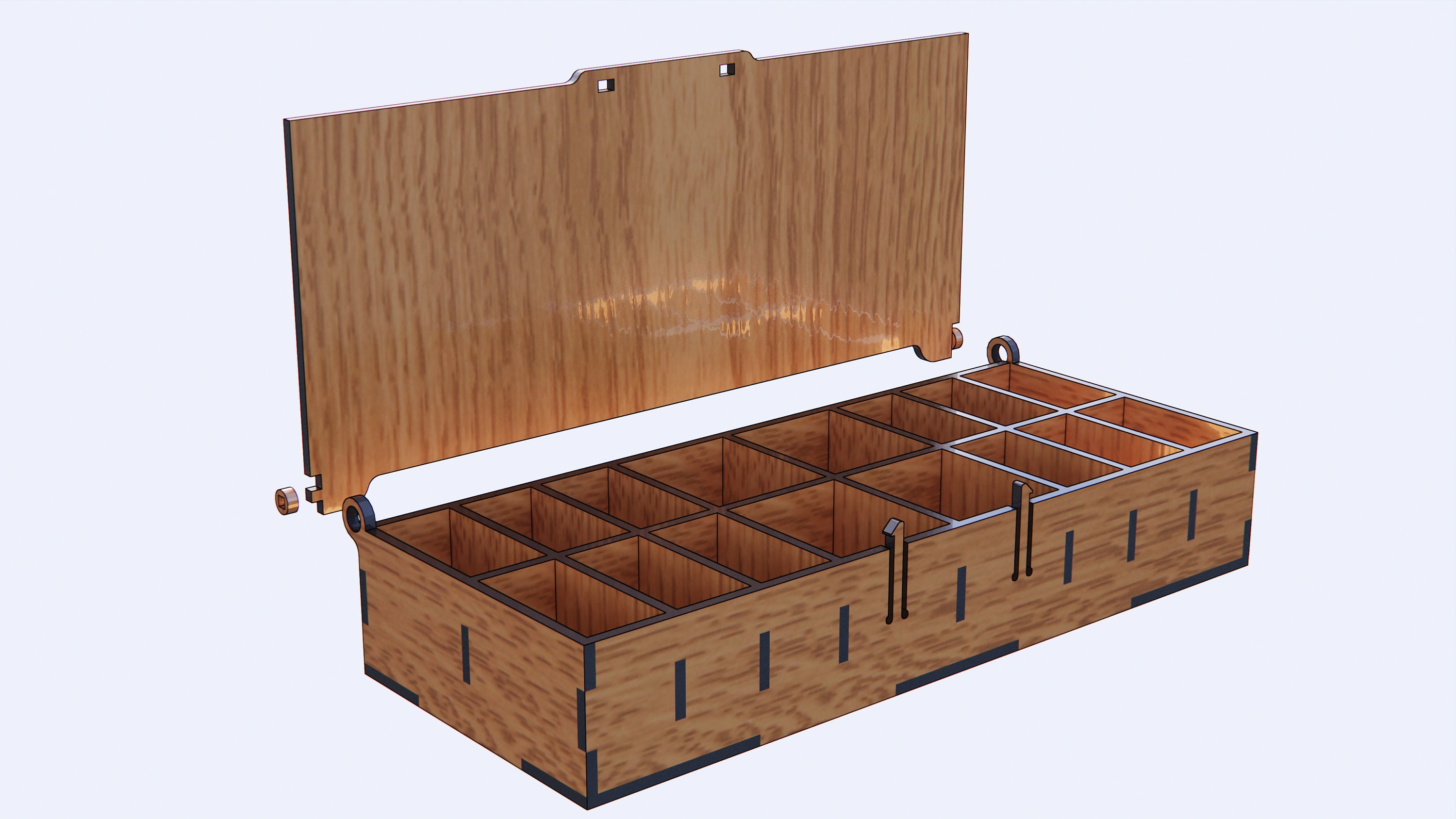CNC Box Laser Cut File / Wooden Box Dxf Pdf Svg / Cnc Laser - Etsy Canada