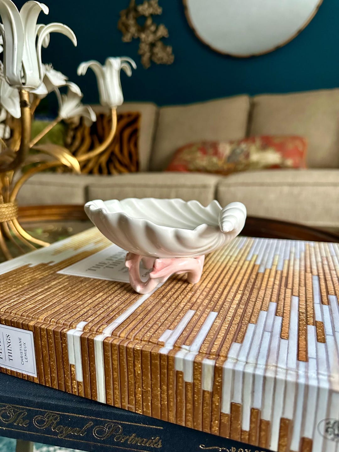 Vintage Fitz & Floyd Shell Dish - Etsy