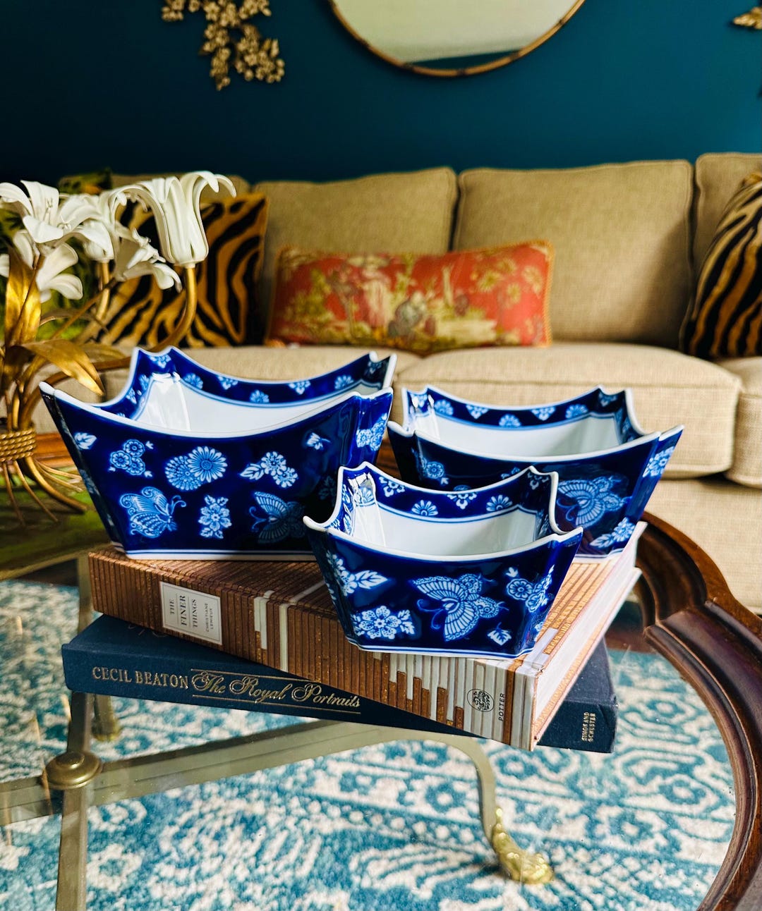 Set of 3 Bombay Nesting Planters/bowls - Etsy