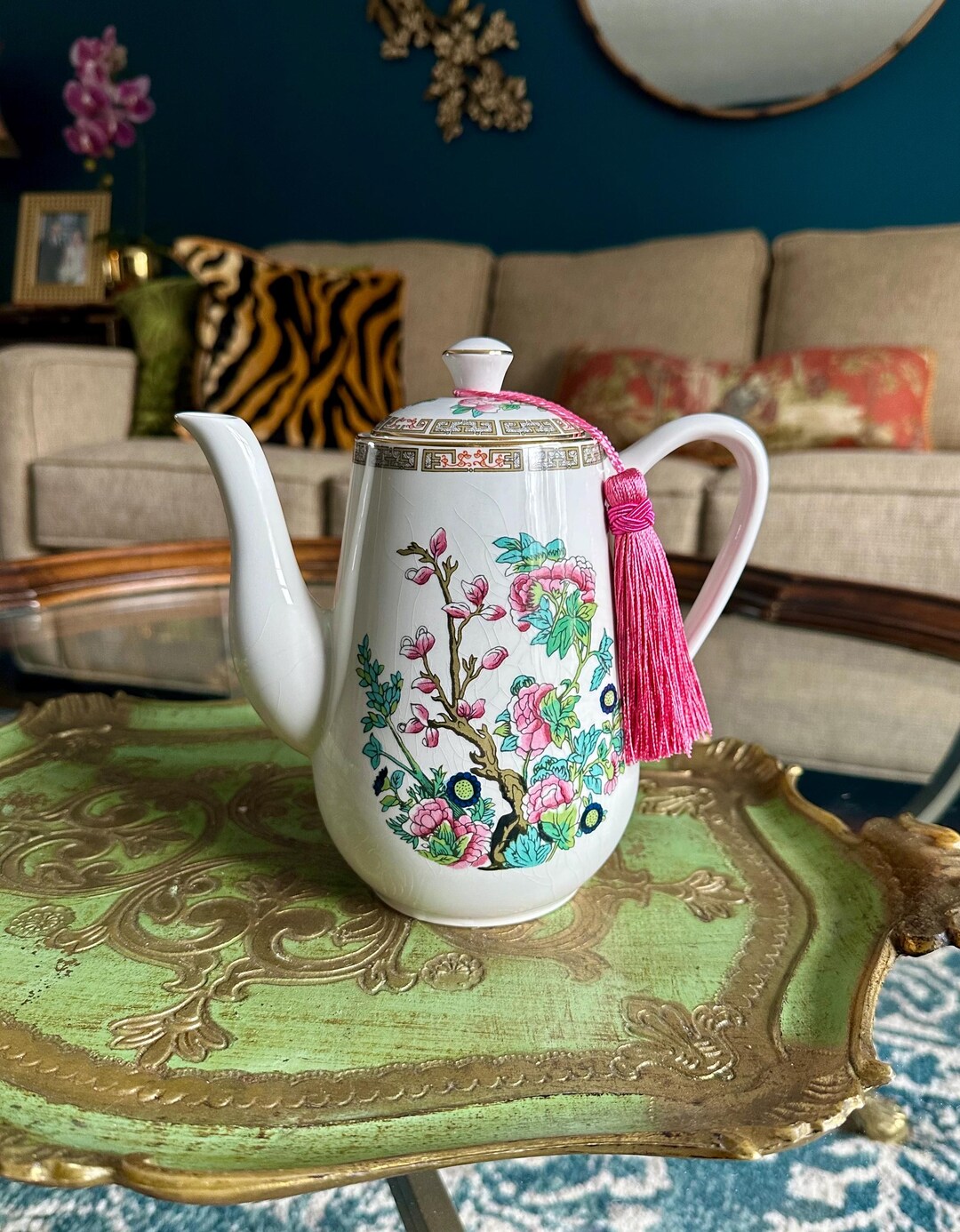 Vintage Lord Nelson Indian Tree Teapot - Etsy