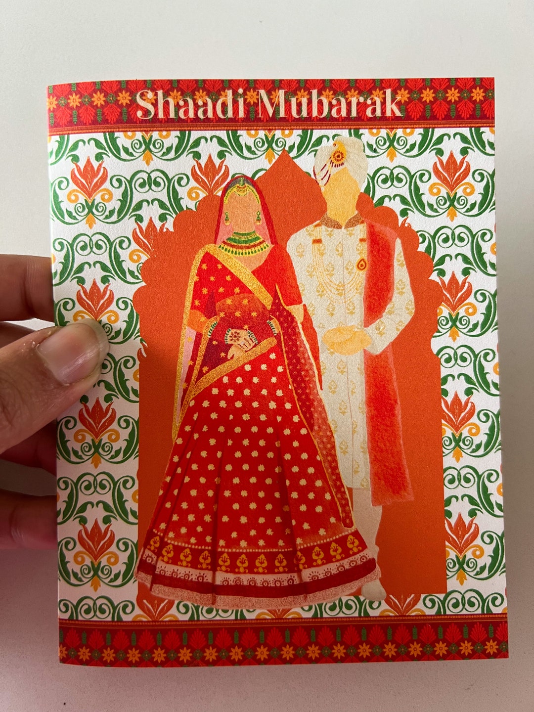 Wedding Card Shaadi Card Desi Wedding Card Indian/pakistani Wedding ...