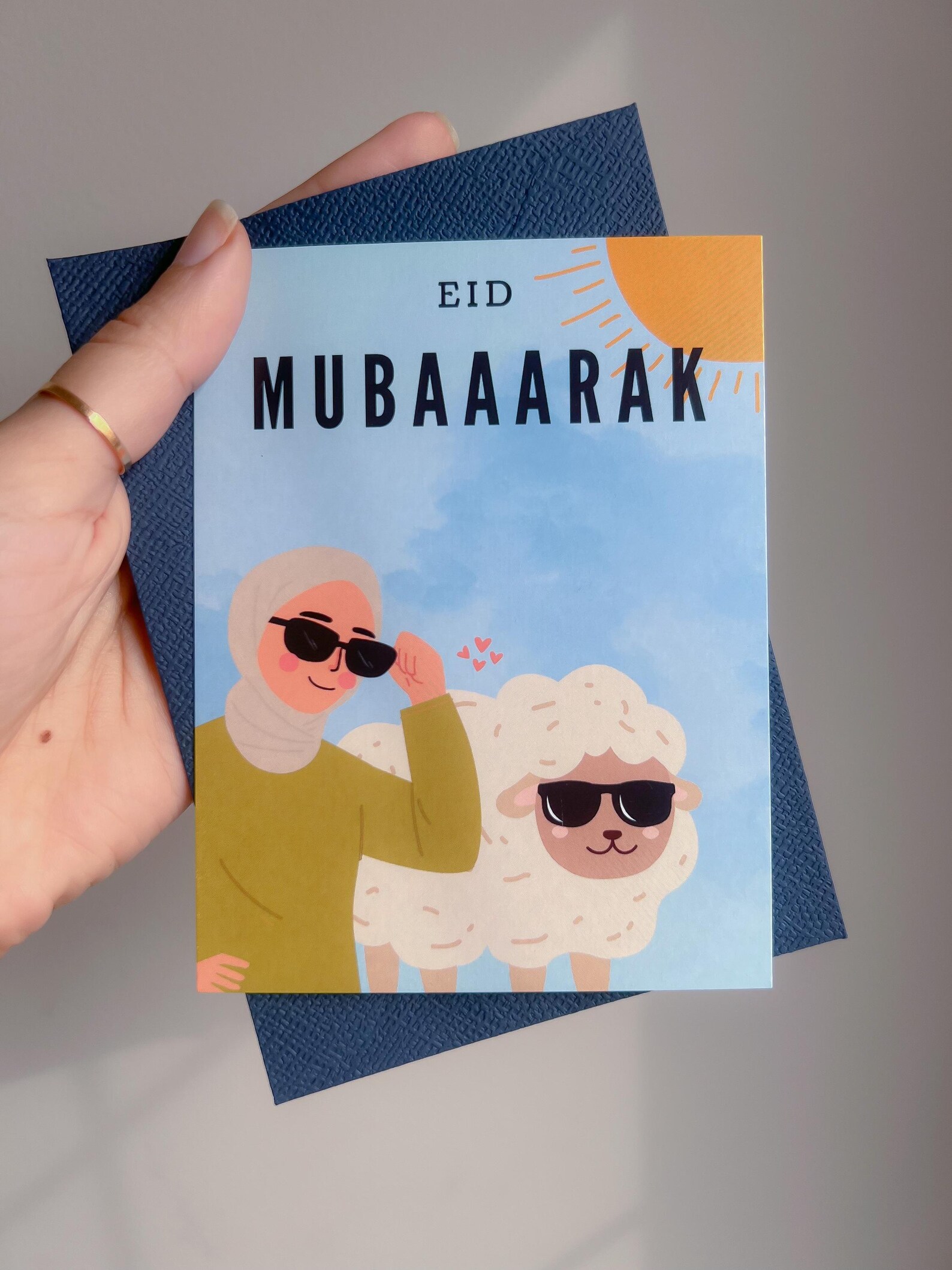Eid Greeting Card - Eid Mubaaarak Card - Eid 2025 - Muslim Greeting ...