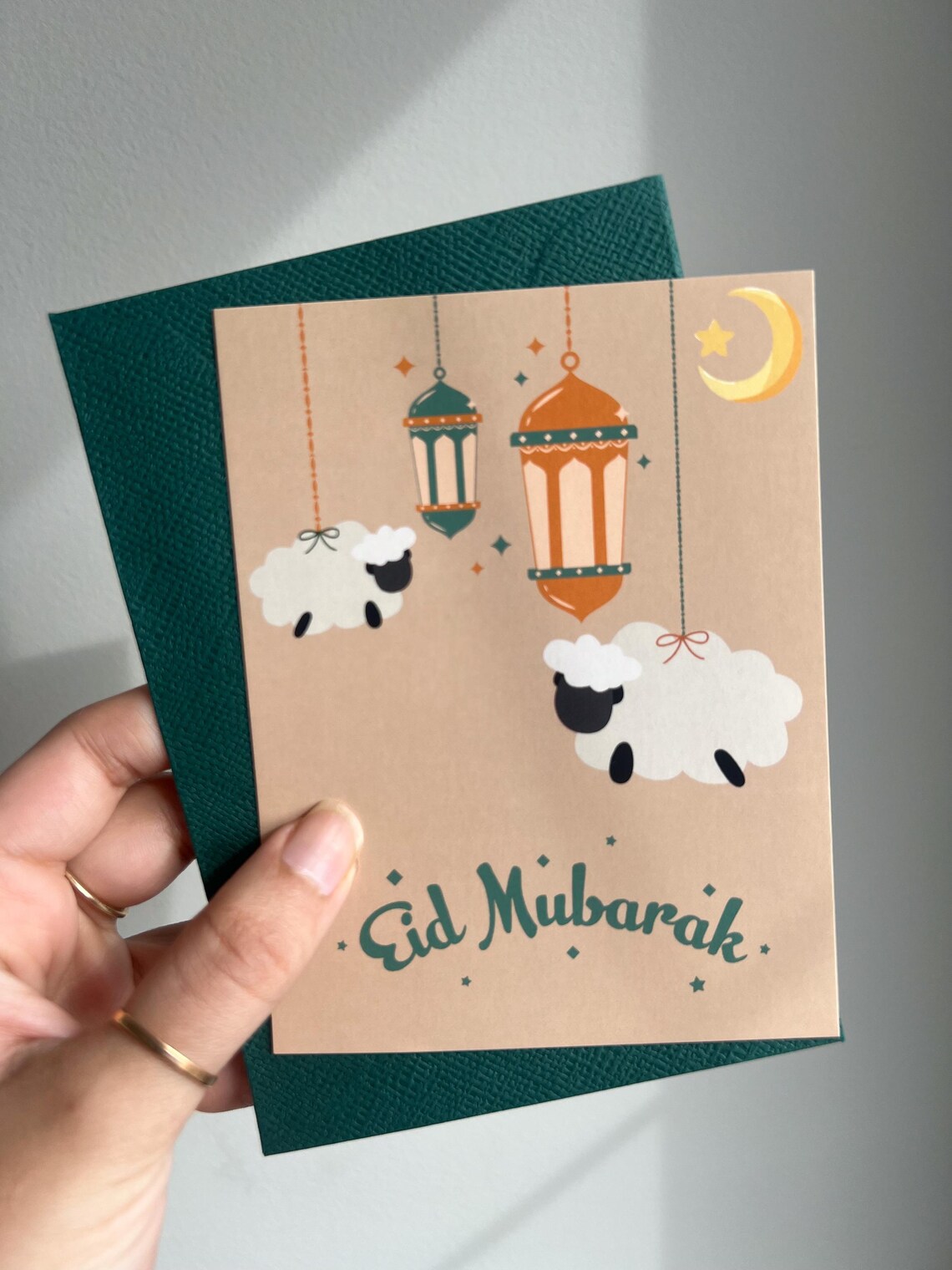 Eid Greeting Card - Eid Mubarak Card - Eid 2025 - Muslim Greeting Card ...