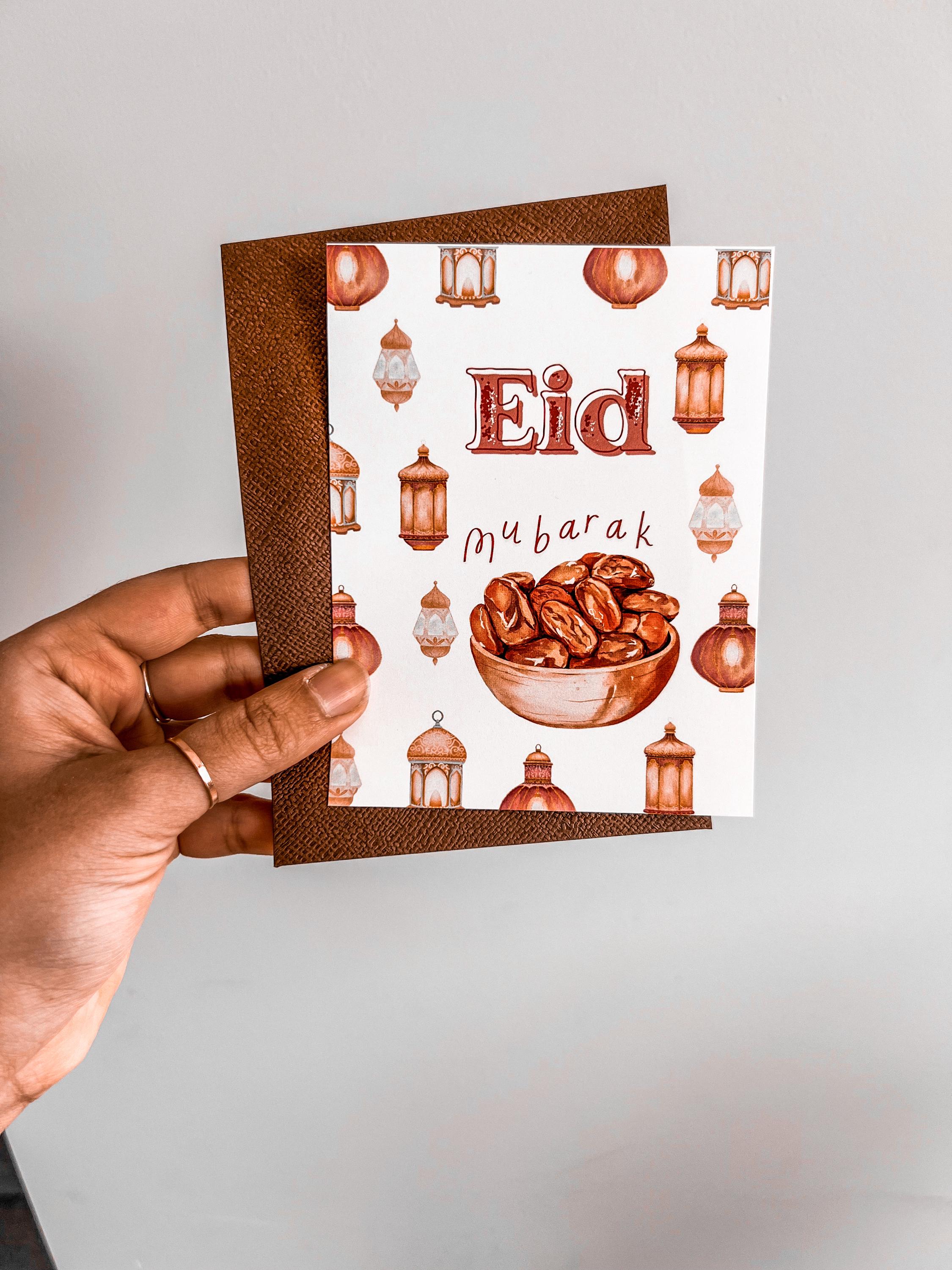 Digital Download Eid Card | Eid Mubarak Card | Eid Card | Eid Lantern ...