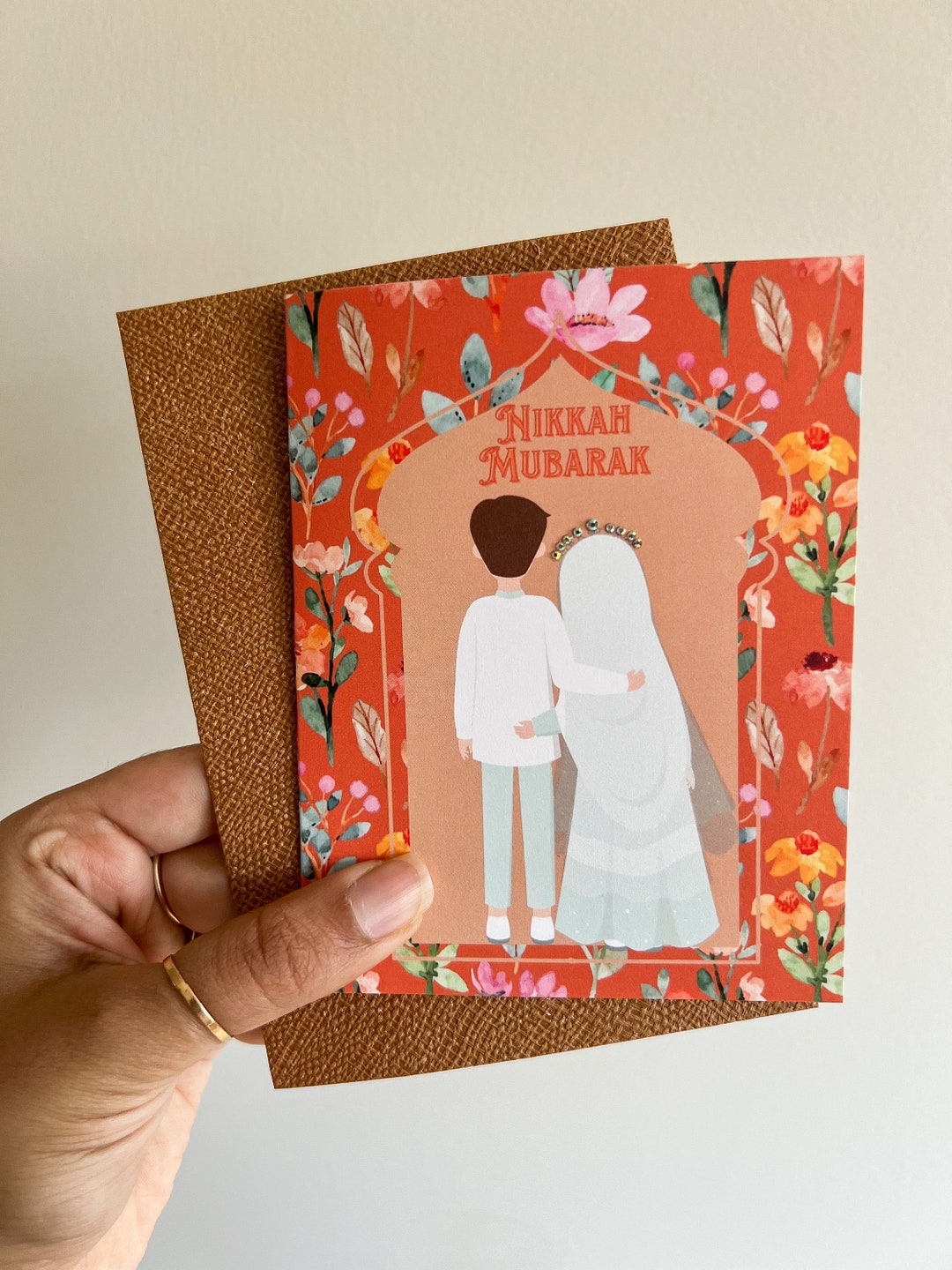 Wedding Card - Nikkah Card - Desi Wedding Card - Indian/pakistani ...
