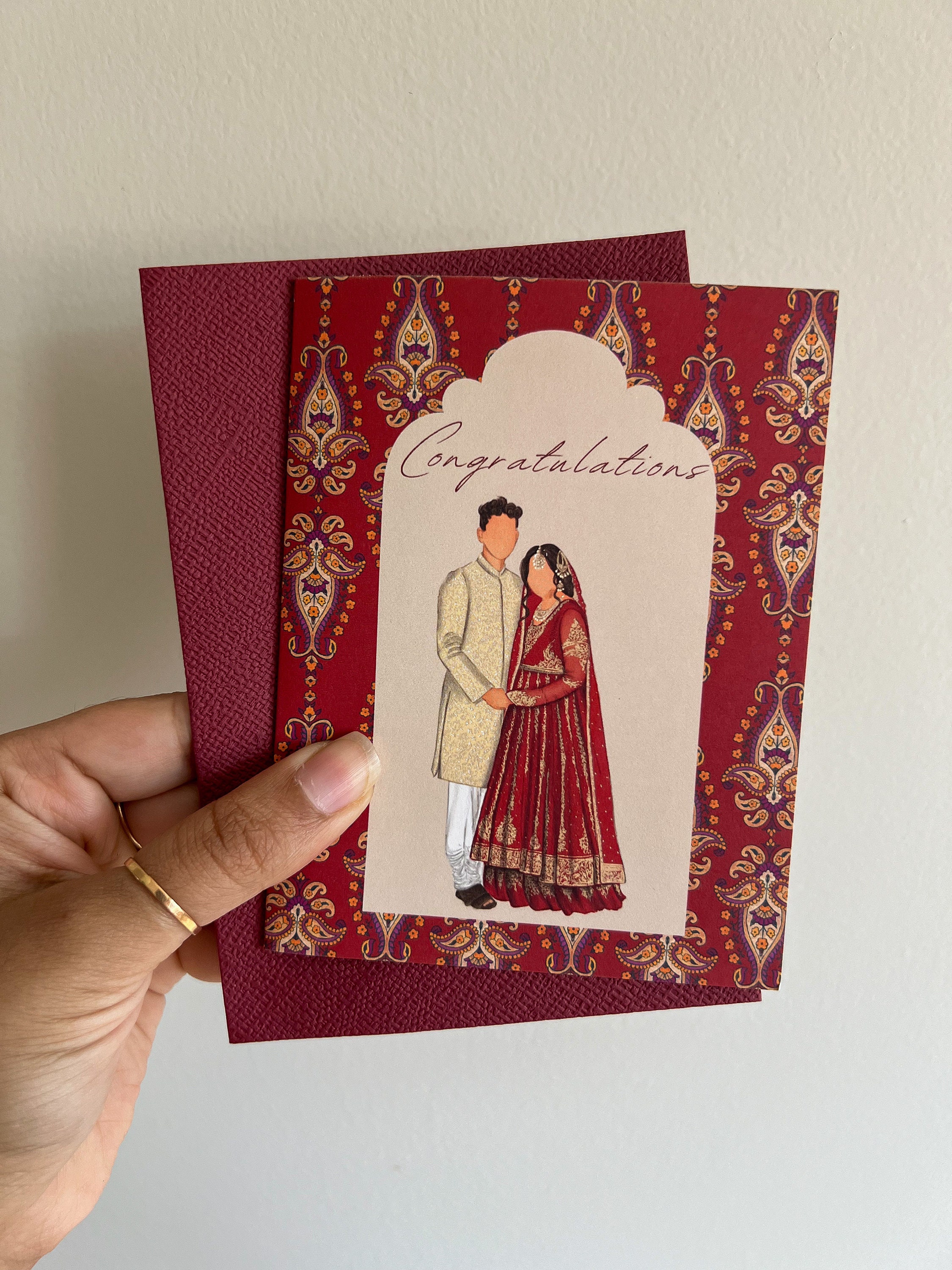 Wedding Card - Shaadi Card - Desi Wedding Card - Indian/pakistani ...
