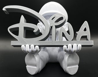 Disney Style Custom Personalized Name Plate. Optional Icon. - Etsy