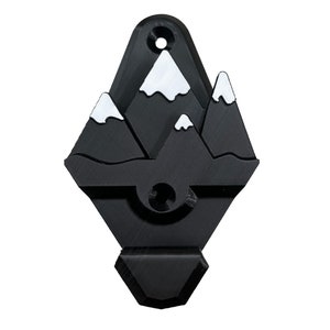 Snow Ski Wall Mounts With Hooks | Extra Width to Fit Any Snow Skis ...