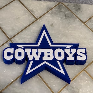 Dallas Cowboys Football Sign • Cowboy Fans • Football Décor • Gift for ...