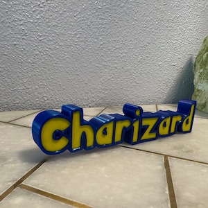Personalized Pokemon Name Plate • Pokemon Font Sign • for Pokemon ...