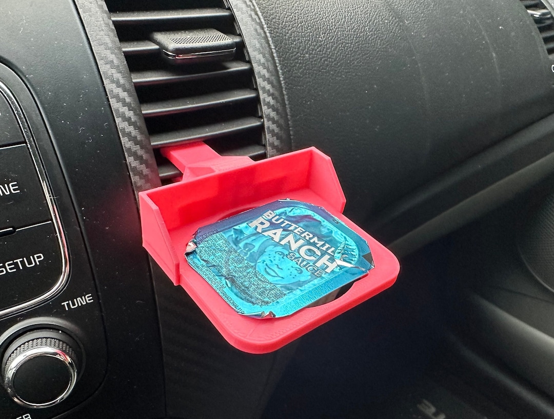 Dipper Dip Clip • Car Sauce Holder for Ketchup and Dipping Sauces • Car ...