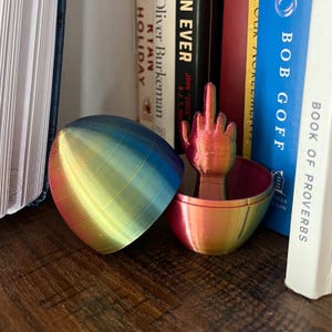 Shiny Golden Middle Finger Egg for Easter Egg Hunt - Hilarious Prank ...