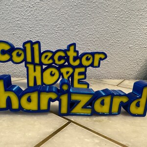 Personalized Pokemon Name Plate • Pokemon Font Sign • for Pokemon ...