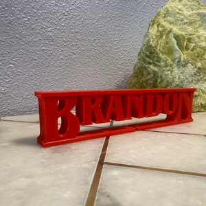 Stranger Things Font Custom Name Plate • Personalized Stranger Things ...