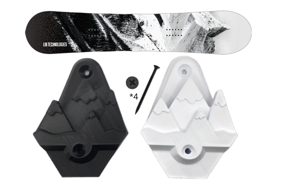 Snowboard Wall Mount, Minimalistic Design, Snowboard Rack, Fully ...
