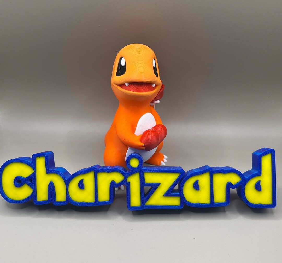 Custom Pokemon Name Plate Pokemon Font Sign for Pokemon Lovers Birthday ...