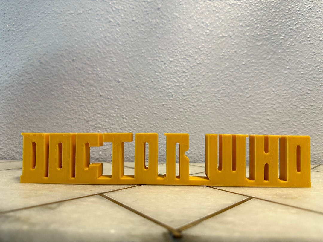 Doctor Who Name Plate • Doctor Who Font Sign • Birthday Gifts • Gifts ...