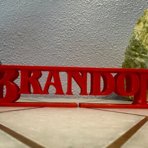 Stranger Things Font Custom Name Plate • Personalized Stranger Things ...