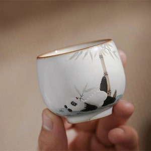 Panda Ceramic Teapotlazy Panda Chinese Tea Set for Tea Lovers - Etsy