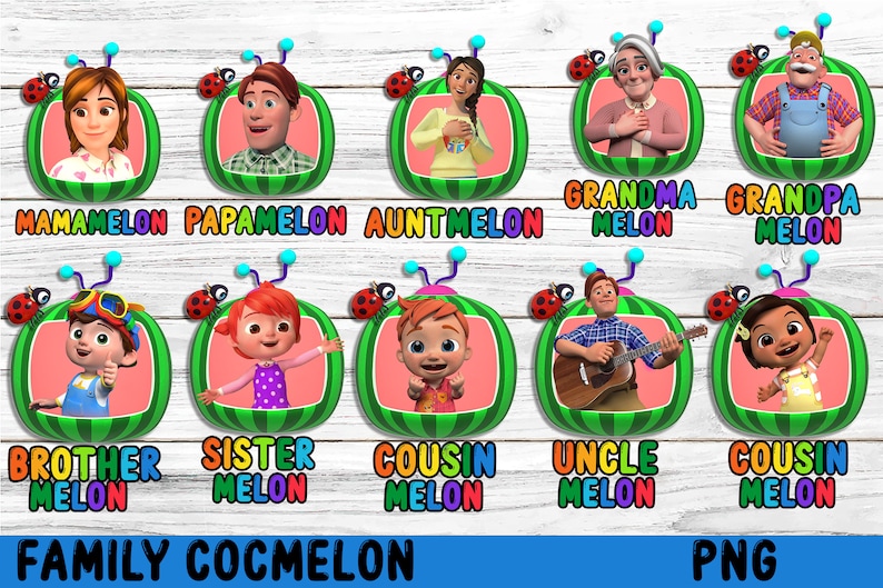 Cocomelon Family - Etsy