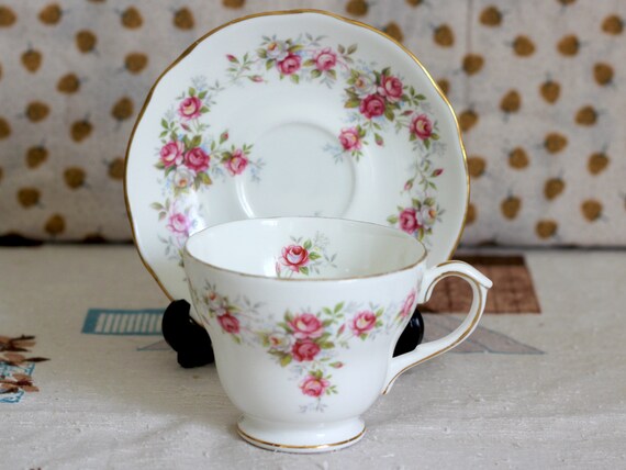 Duchess June Bouquet Duo Tea Set / Vintage Fine China / Bone | Etsy