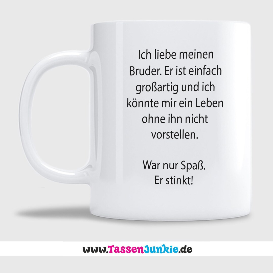 Copa "Amo a mi hermano. Es genial..." Gift Cup - Hermano - Hermana ...