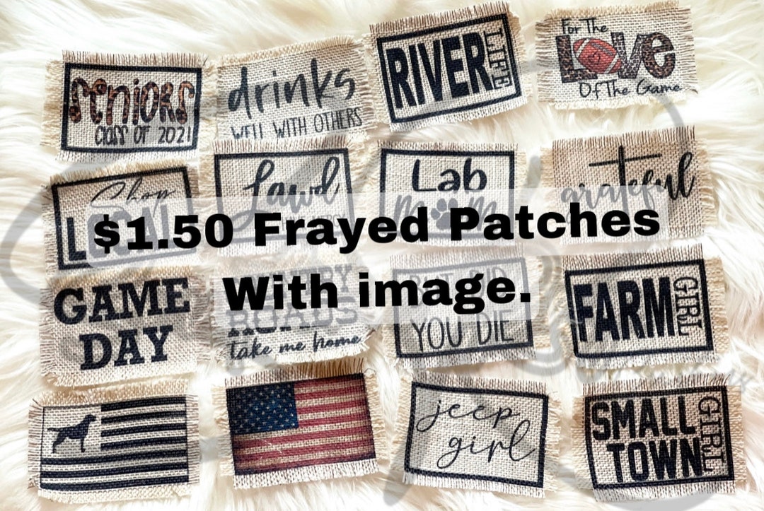 Frayed Hat Patches Hat Patches Hat Patches SALE - Etsy