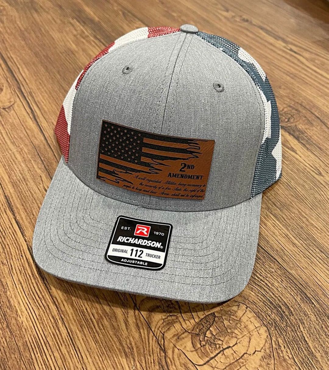 Second Amendment Tattered Flag, Second Amendment Hat, Mens Hat ...