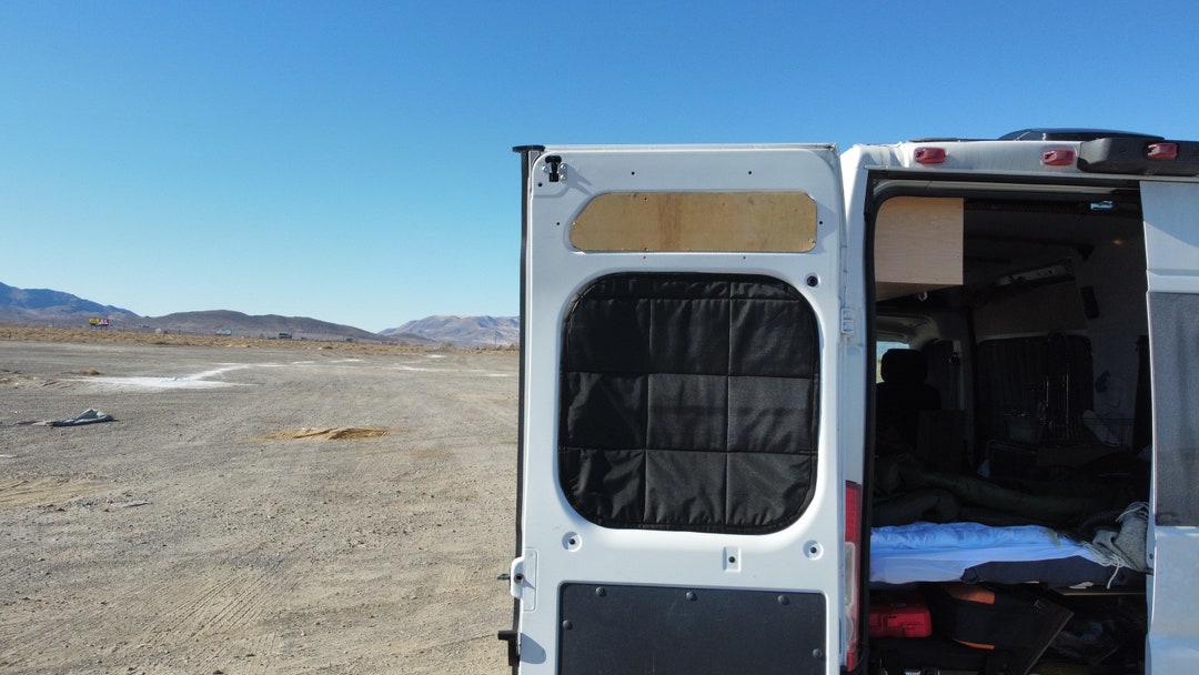 Promaster Back Doors Window Covers 2pc Set 2014-2022 Black - Etsy