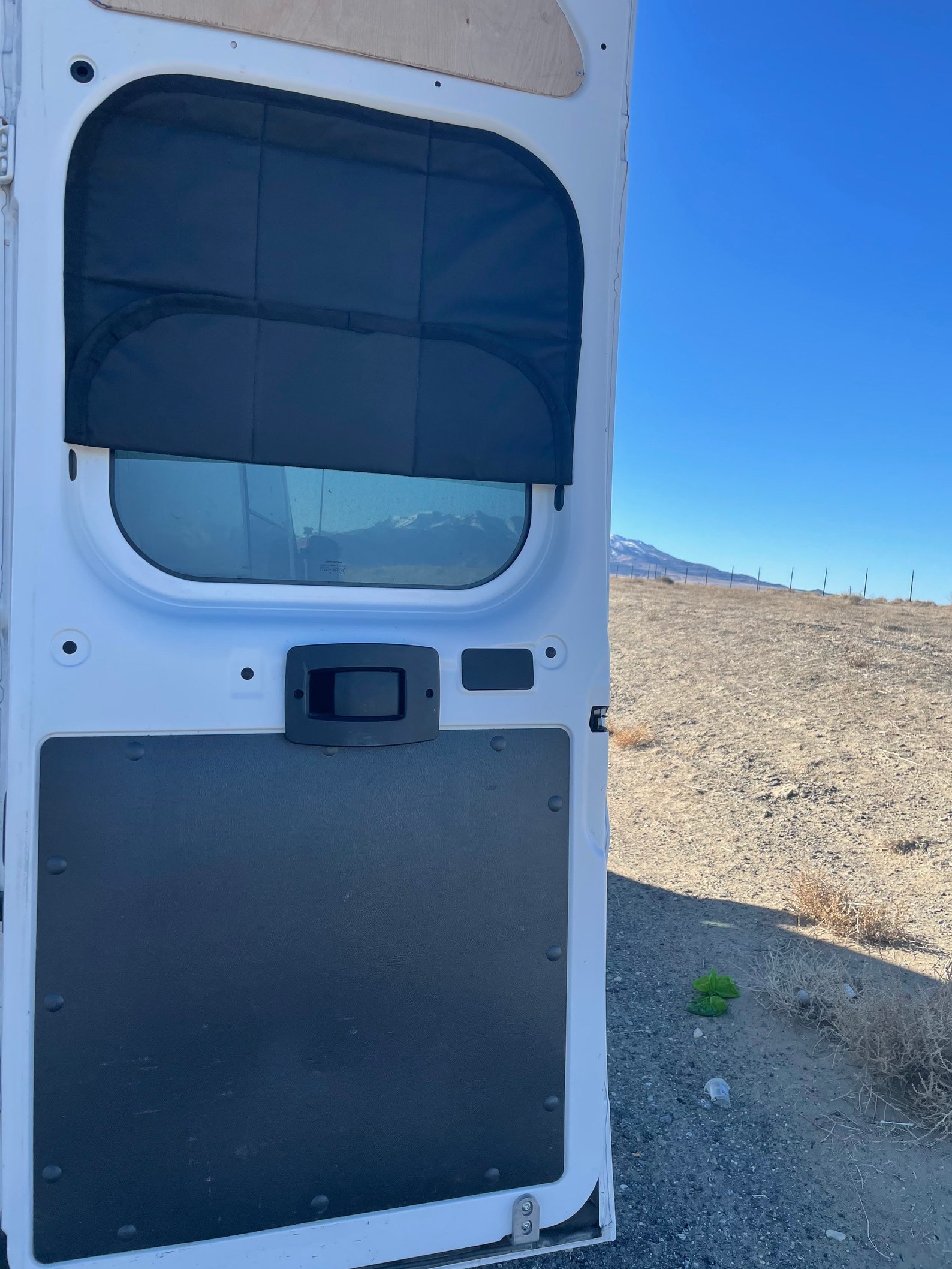 Promaster Back Doors Window Covers 2pc Set 2014-2022 Black - Etsy