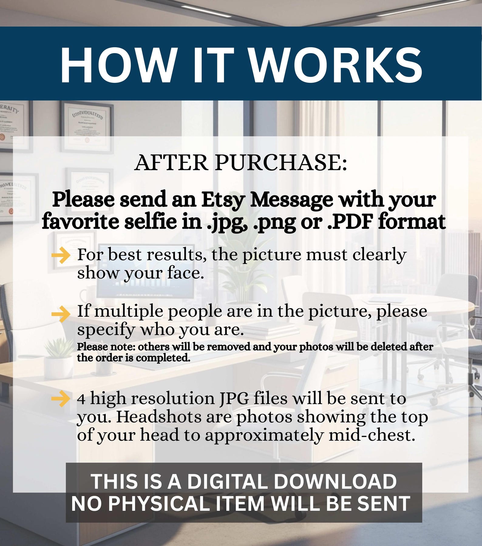Custom Professional Headshot Service, AI Photoshoot Portrait From Photo ...