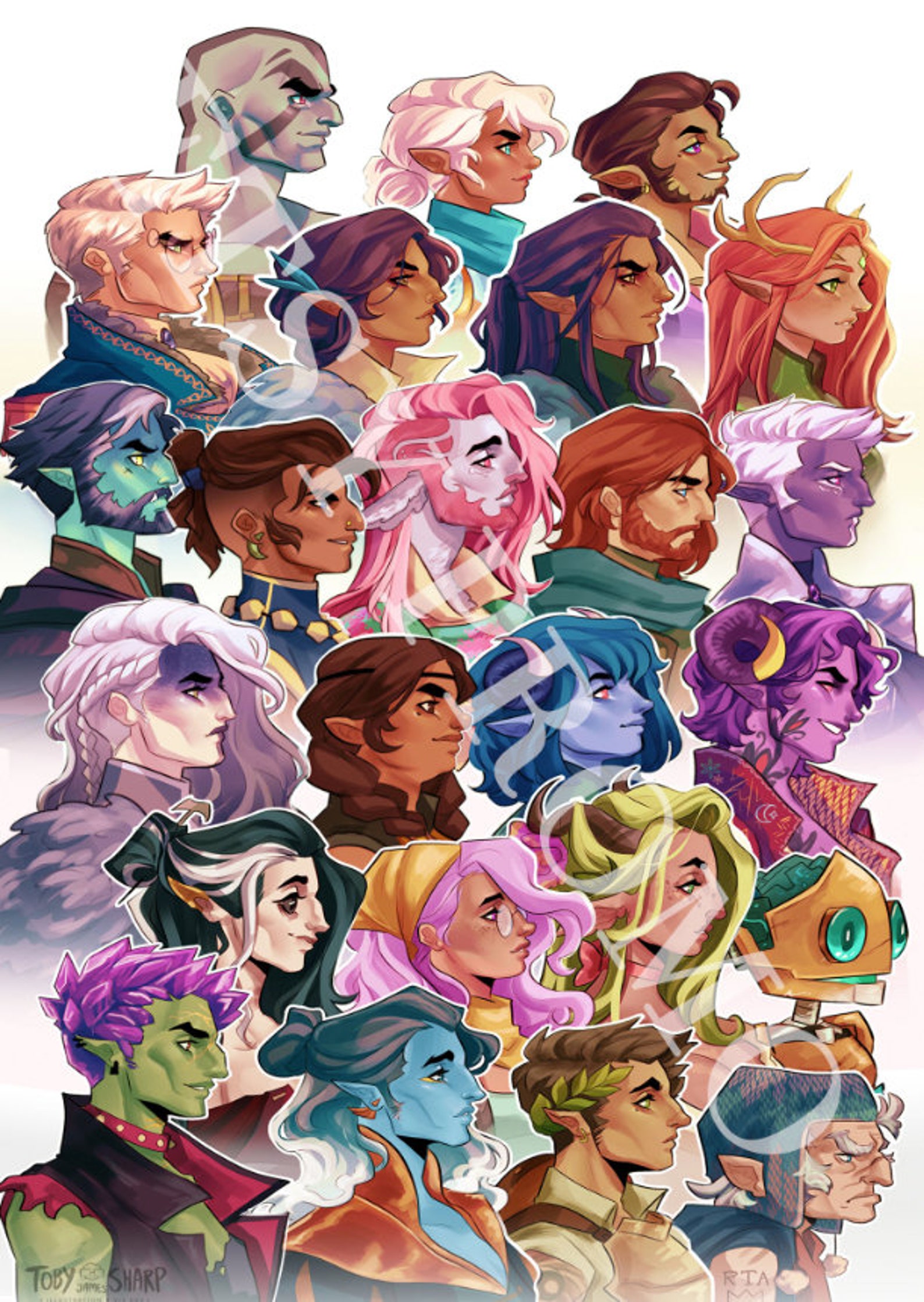 Critical Role All Together Now Print | Etsy