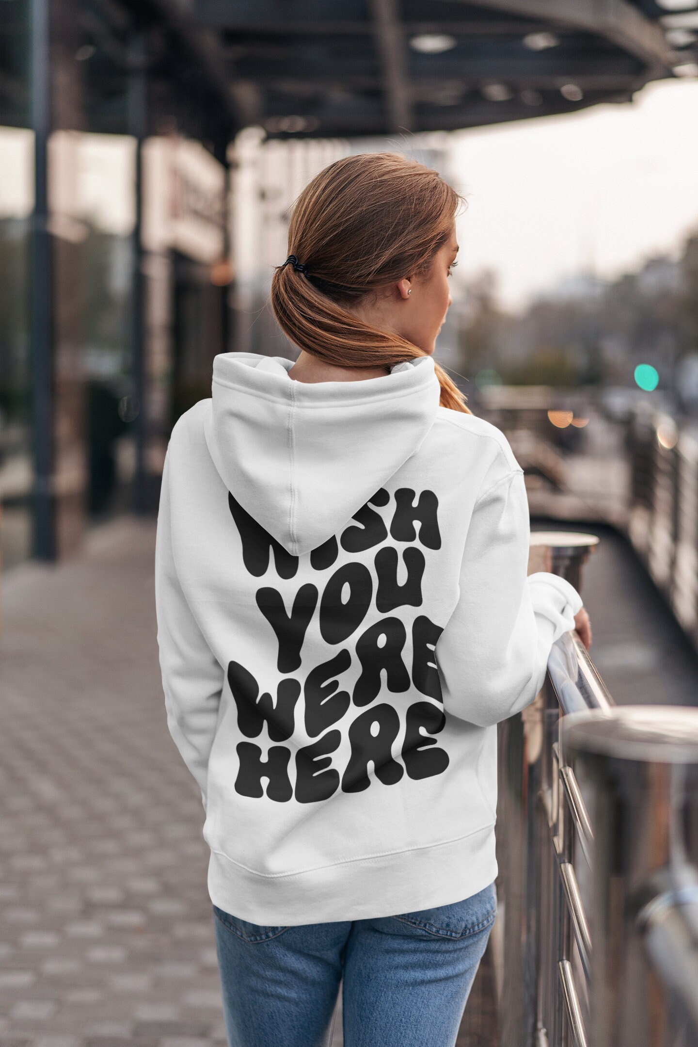 Wish You Were Here SVG, PNG, Cricut, DIY | Positive Trendy Wavy Retro ...