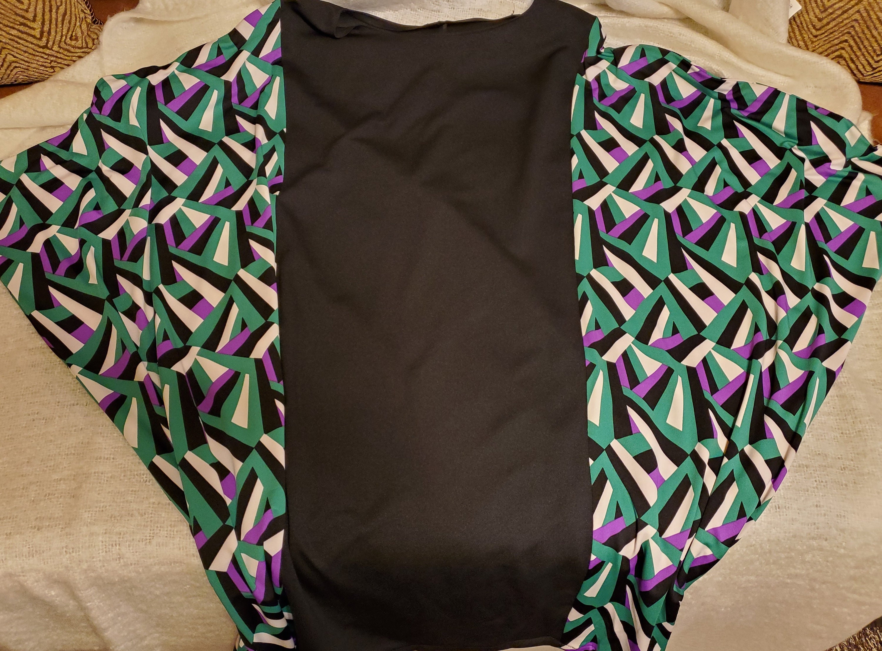 Kelly Print Color Block Slip-on Dress - Etsy
